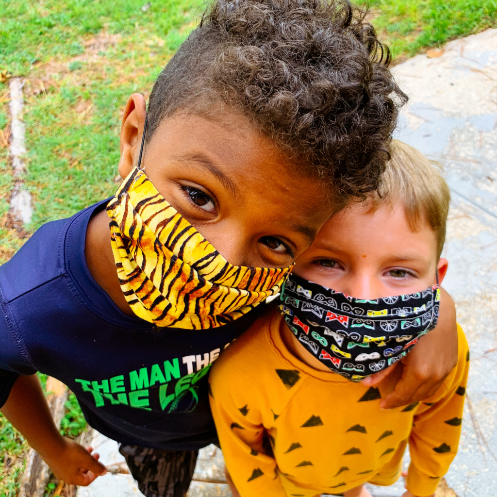 Finding the Right Masks for Kids - TK Creative with We Five Kings